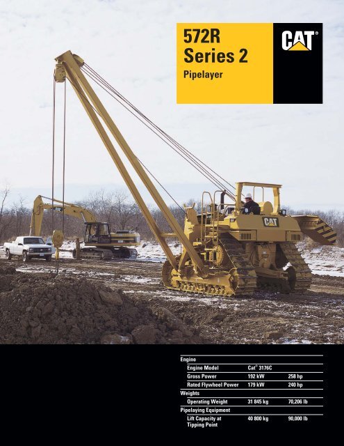 AEHQ5574-02, 572R Series 2 Pipelayer Specalog