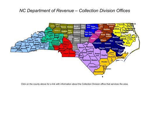 NC Department of Revenue â Collection Division