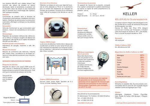 Information brève sur KELLER (PDF) - Keller AG