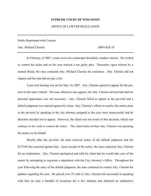 09-OLR-18 - Wisconsin Court System