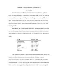 Modified Finnegan Neonatal Abstinence Score Sheet