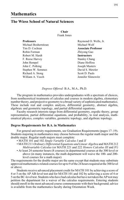 37 rice Math - Rice University