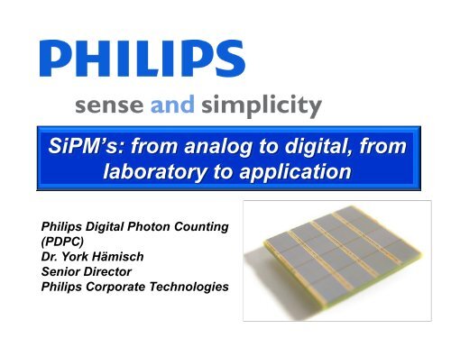 Philips Digital Photon Counting - Precision Muon Physics