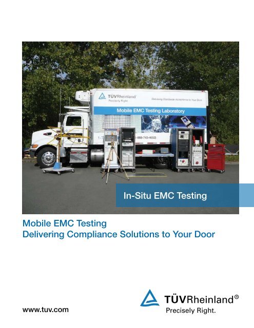 Mobile EMC Testing Delivering Compliance Solutions to Your ... - Tuv