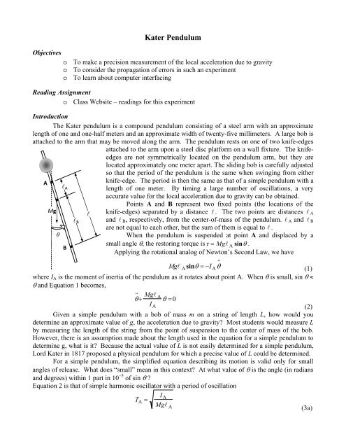Kater Pendulum