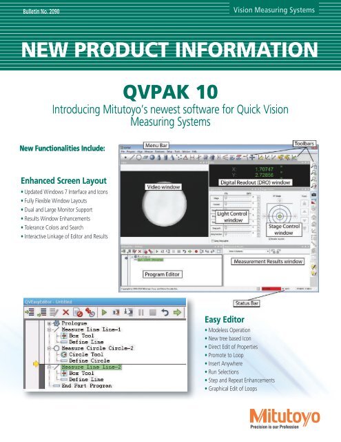 0812-06 QVPAK 10 NPI.indd - Mitutoyo America Corporation