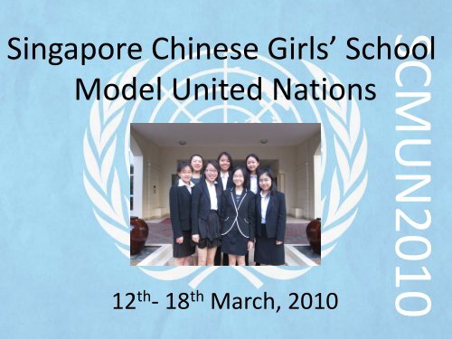 Singapore Chinese Girls' School Model United Nations