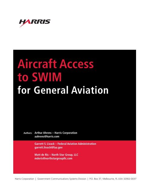 Aircraft Access to SWIM for General Aviation - Air Traffic Control ...