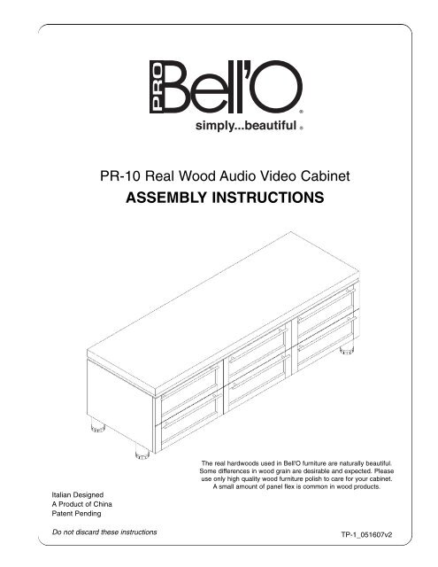 Bello Audio Cabinet