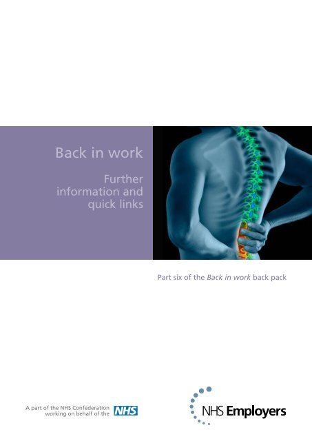 Back in work - NHS Employers