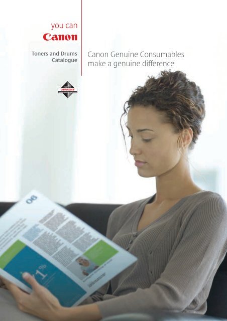 Consumables Catalogue - Canon
