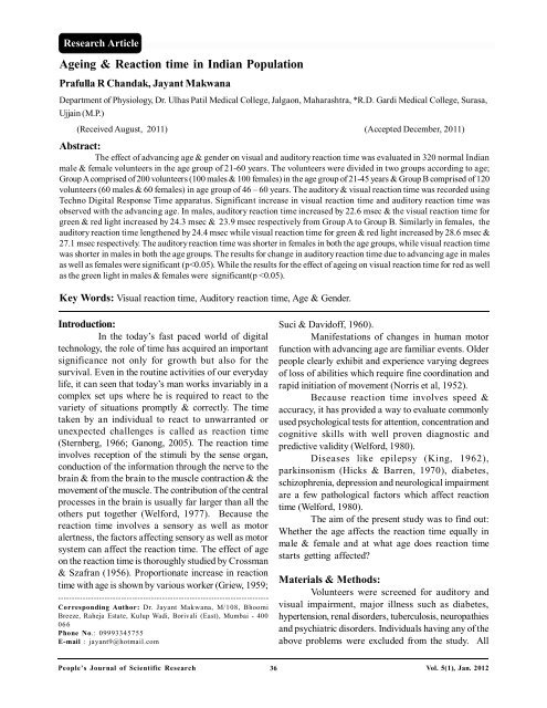 full articles - pdf - People's Journal Of Scientific Research
