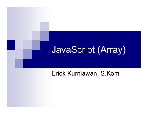 materi 15 (JavaScript Array)
