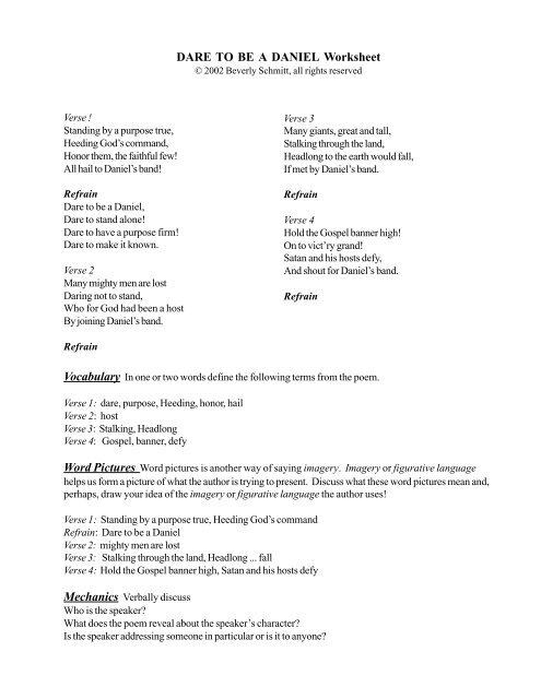 Make Love Dare Worksheets