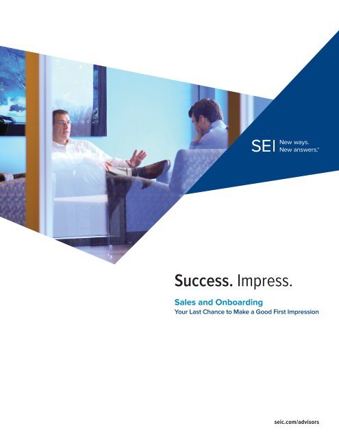 Sales and Onboarding - SEI