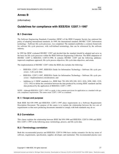 IEEE SOF