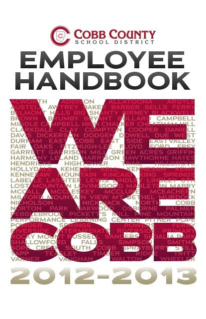 Employee Handbook - Cobb County School District