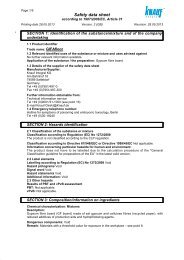 TS-SELF CLEAN Safety Data Sheet - Knauf Insulation