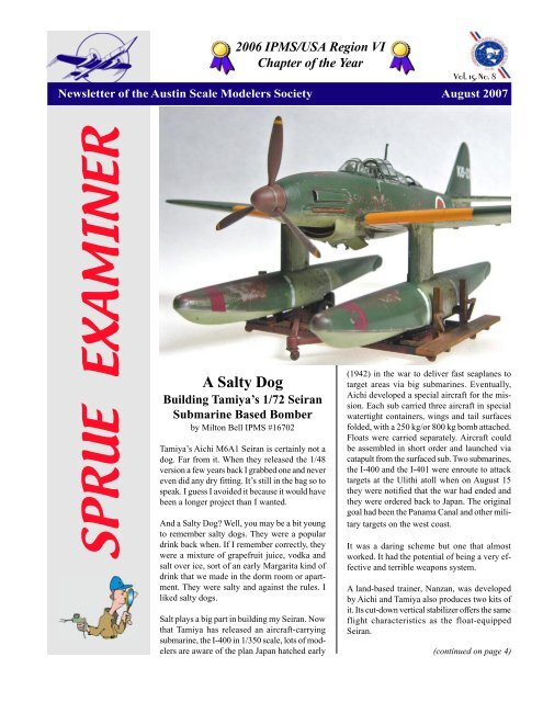 August - Austin Scale Modeler's Society