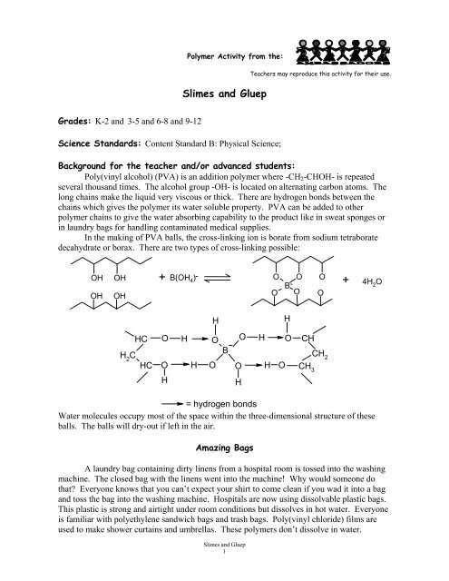 Slimes and Gluep - Polymer Ambassadors