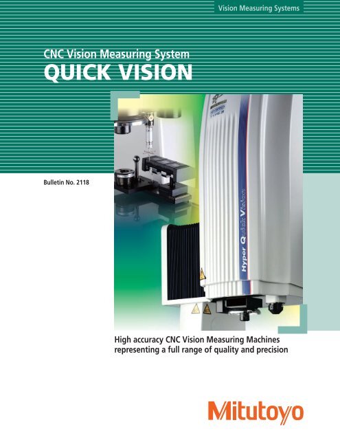 2118 Quick Vision - Mitutoyo America Corporation