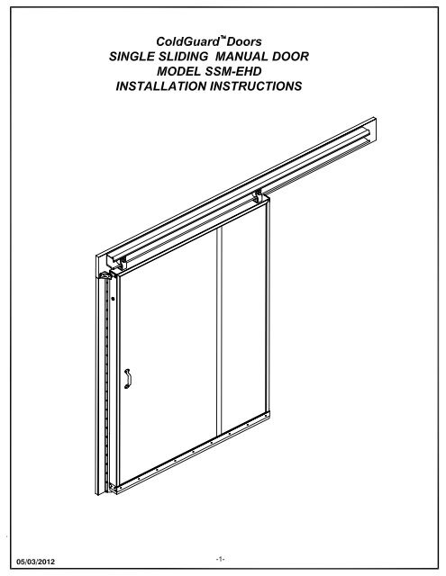 coldguard ssm-ehd-installation manual - Chase Doors