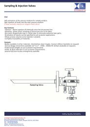 Chemical Injection Throttle Valves (CTVs) - Oceaneering