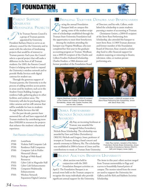 Foundation News - Alumni - Truman State University