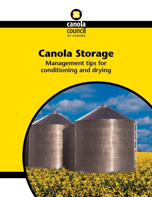 Canola Storage - Canola Council of Canada
