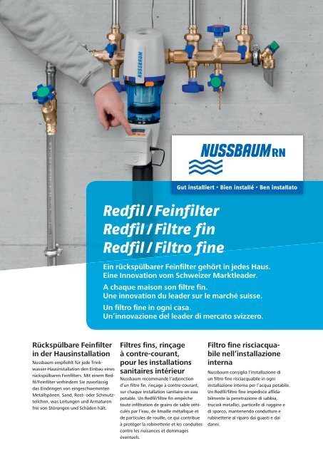Redfil / Feinfilter Redfil / Filtre fin Redfil / Filtro fine - R ...