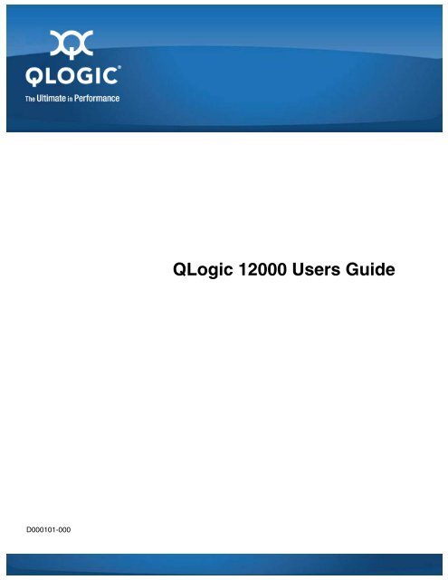 QLogic 12000 Users Guide
