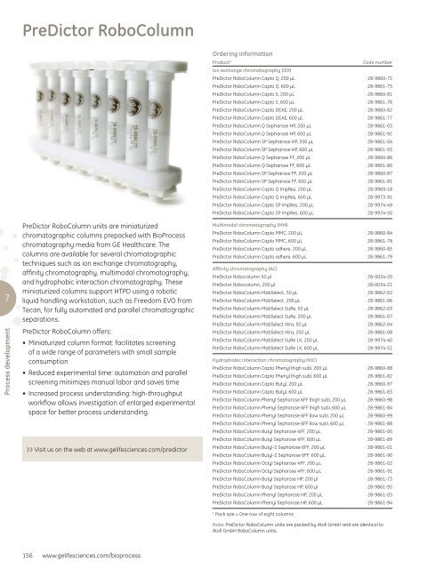 PreDictor RoboColumn 7 Pr