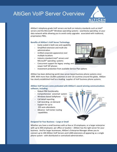 Altigen Voip Server Overview - Altigen Communications Philippines ...