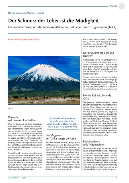 Lebervitalkur Teil 2 - Sanacell