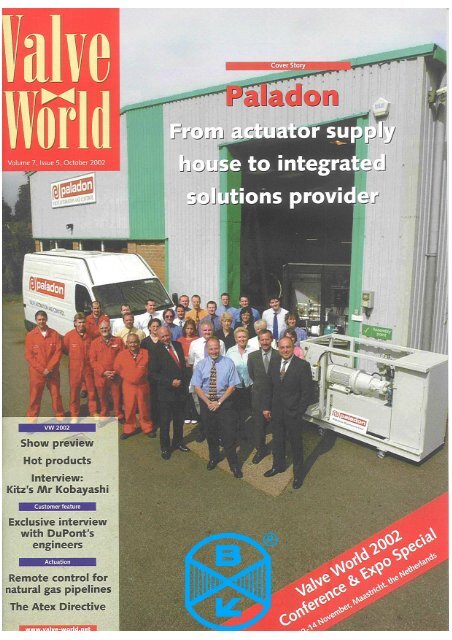 Notes on advances in piston valve technologies - Cesare Bonetti Spa