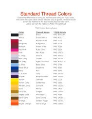 Pantone Color Chart - BalanceLogic