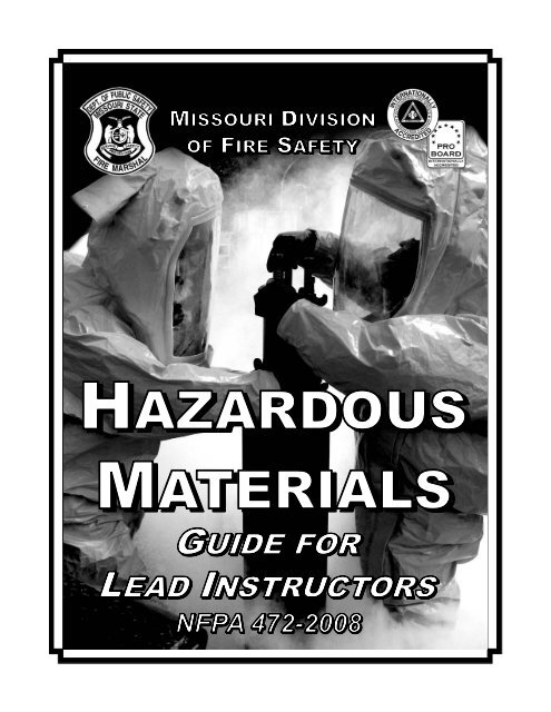 Guide for Lead Instructors - Missouri Division of Fire Safety