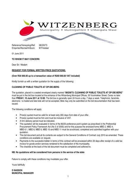 Download PDF - Witzenberg Municipality