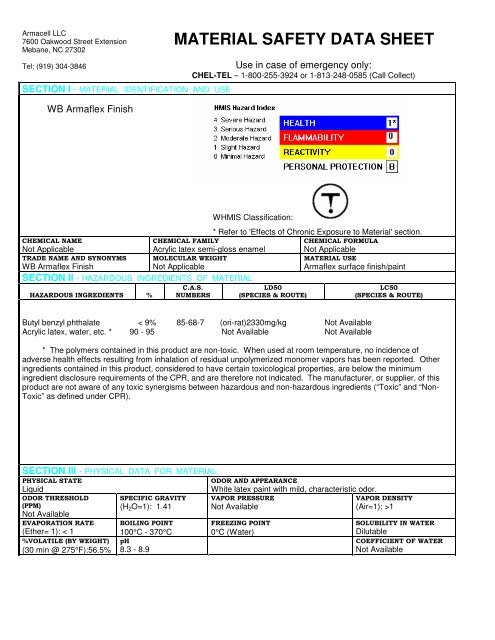 WB Armaflex Finish - Tropic Supply