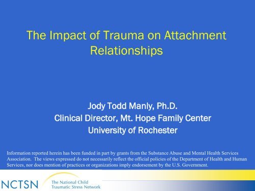 The Impact of Trauma on Attachment Relationships