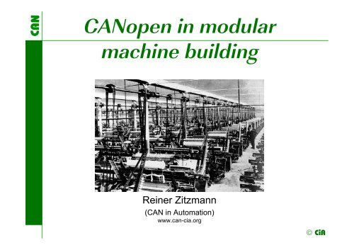 CANopen device profiles