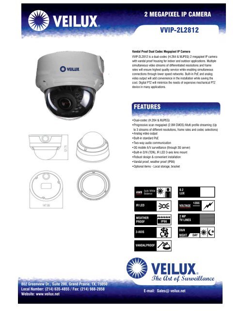 VVIP-2L2812 Datasheet - CCTV Cameras