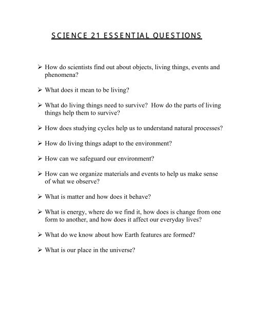 How Does Science Affect Us