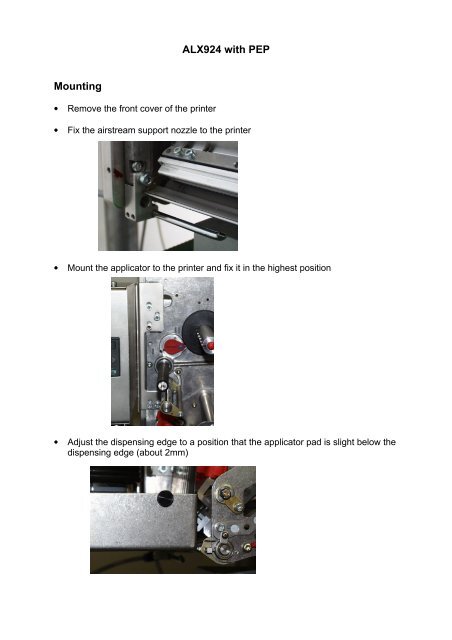 ALX924 with PEP Mounting - Avery Dennison