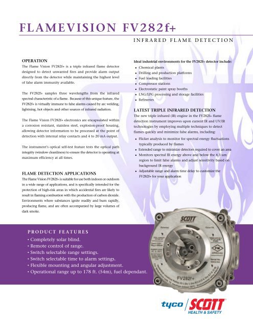 Flame Vision FV282f+ - Scott Safety