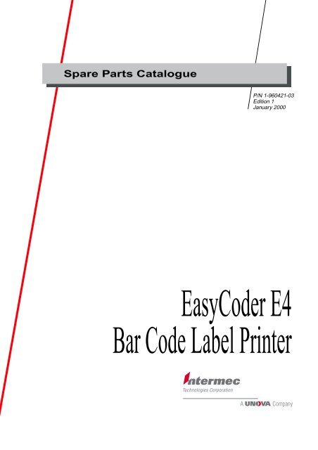 Spare Parts Catalogue