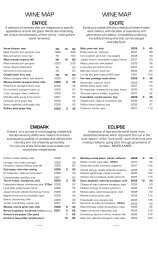 gold class menu - Village Cinemas