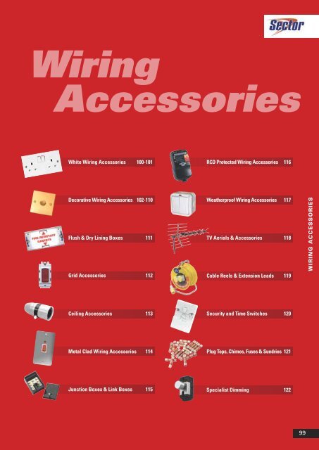 Wiring Accessories - WF Senate
