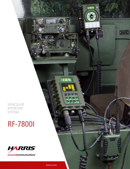 RF-7800I Vehicular Intercom System - Harris RF Communications ... RF-7800I Vehicular Intercom System - Harris RF Communications ...
