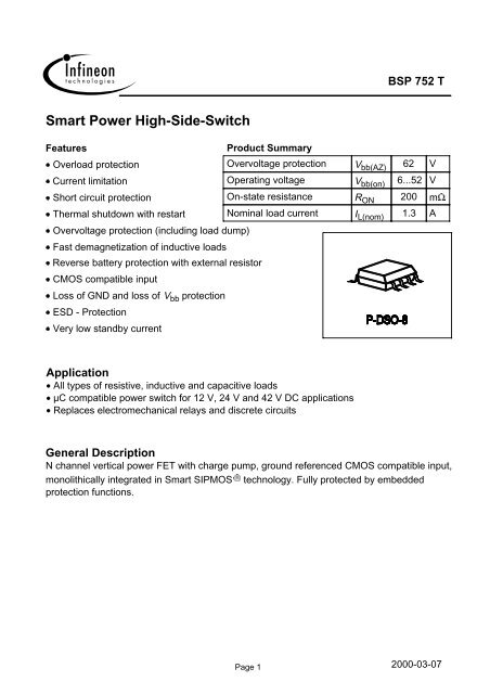 Smart Power High-Side-Switch
